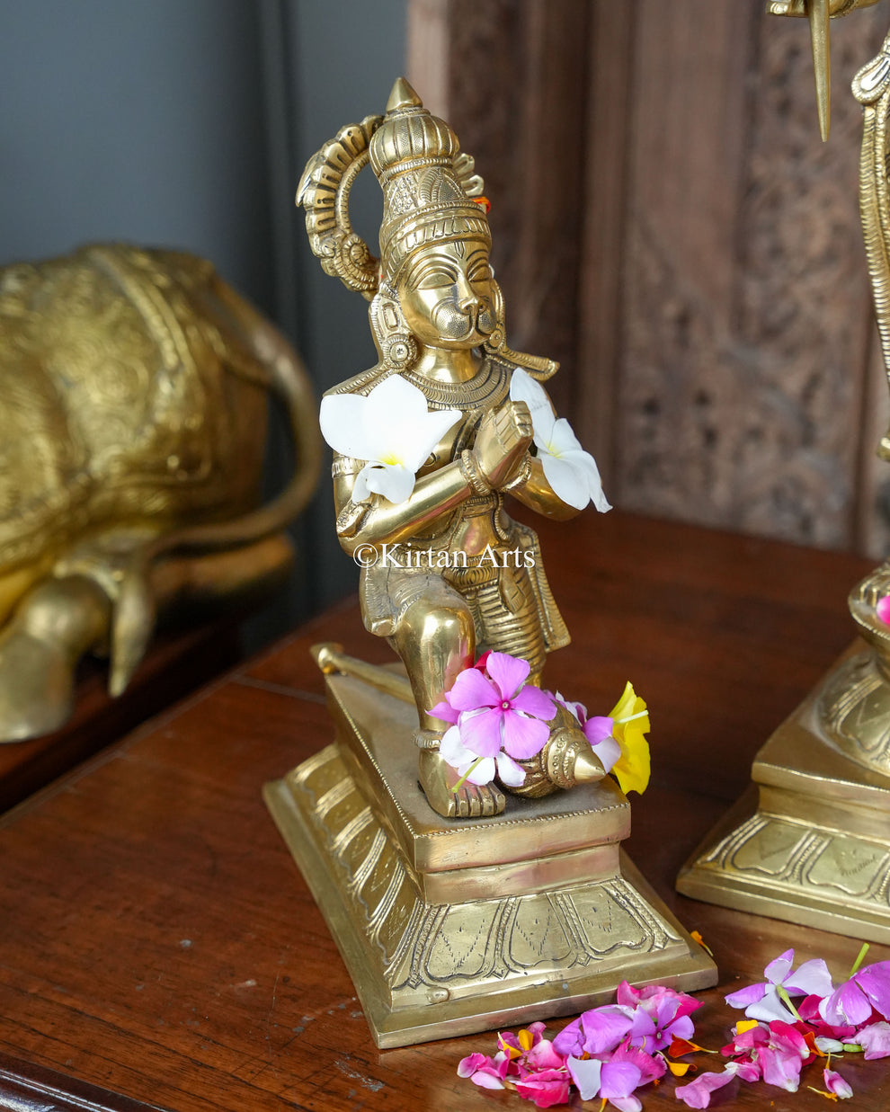 Brass Ram Darbar Set | Finely Sculpted | 26" (4Pc Set) – Kirtan Arts